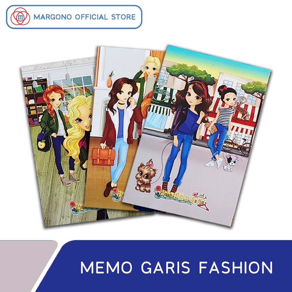 Jual KY Memo Garis Little Fashionista | Shopee Indonesia