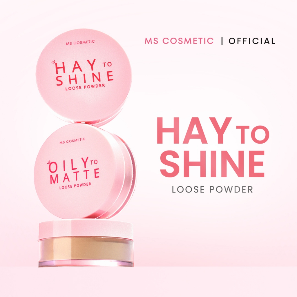 Jual MS COSMETIC - Hay To Shine Loose Powder Bedak Tabur Ringan Oil ...