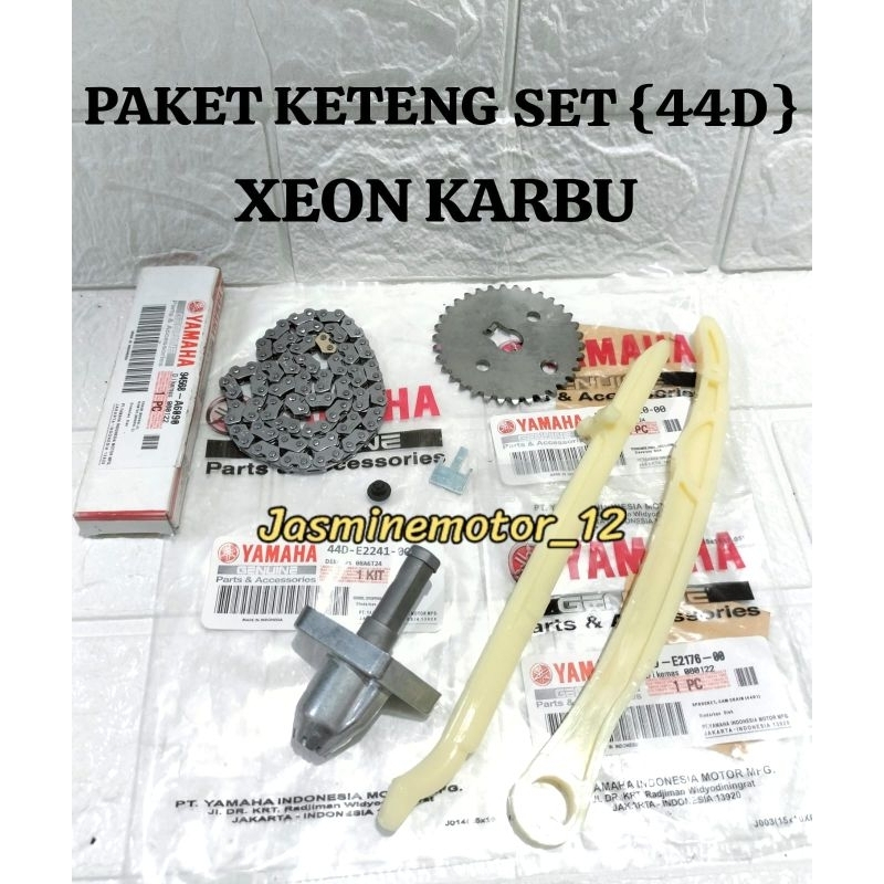 Jual PAKET KETENG SET { 44D } XEON KARBU GIR SENTRIK RANTAI KETENG ...