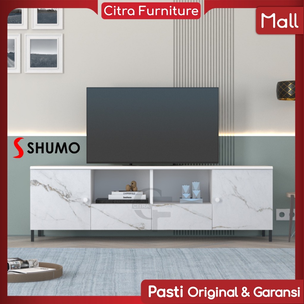 Jual Citra Furniture SHUMO Lemari Rak TV Besi Minimalis Moscow 160 ...