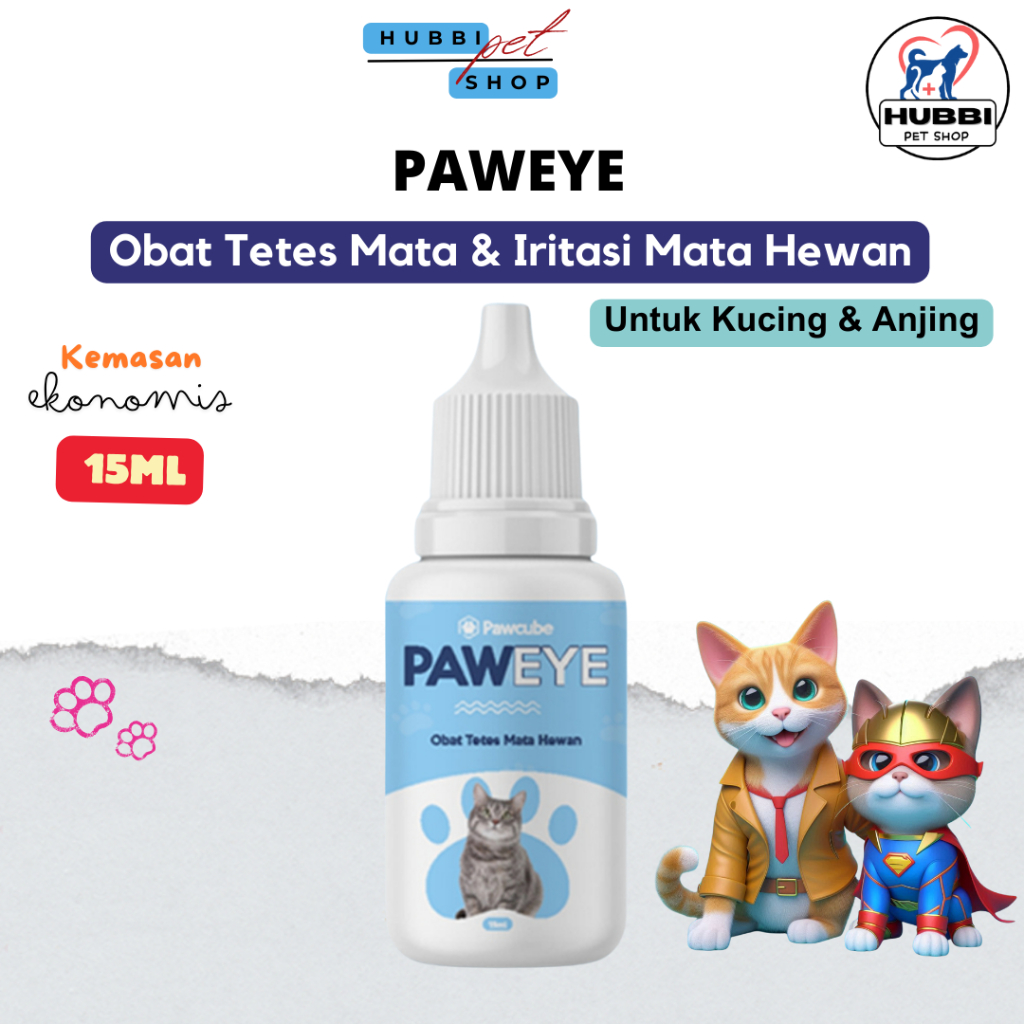 Jual Obat Tetes Mata Kucing Paw Eye 15 ML untuk Mengatasi Peradangan ...
