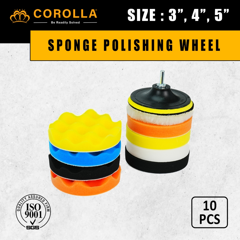 Jual Corolla Busa Poles 10 Pcs 3 Inch / 4 Inch / 5 Inch Sponge ...