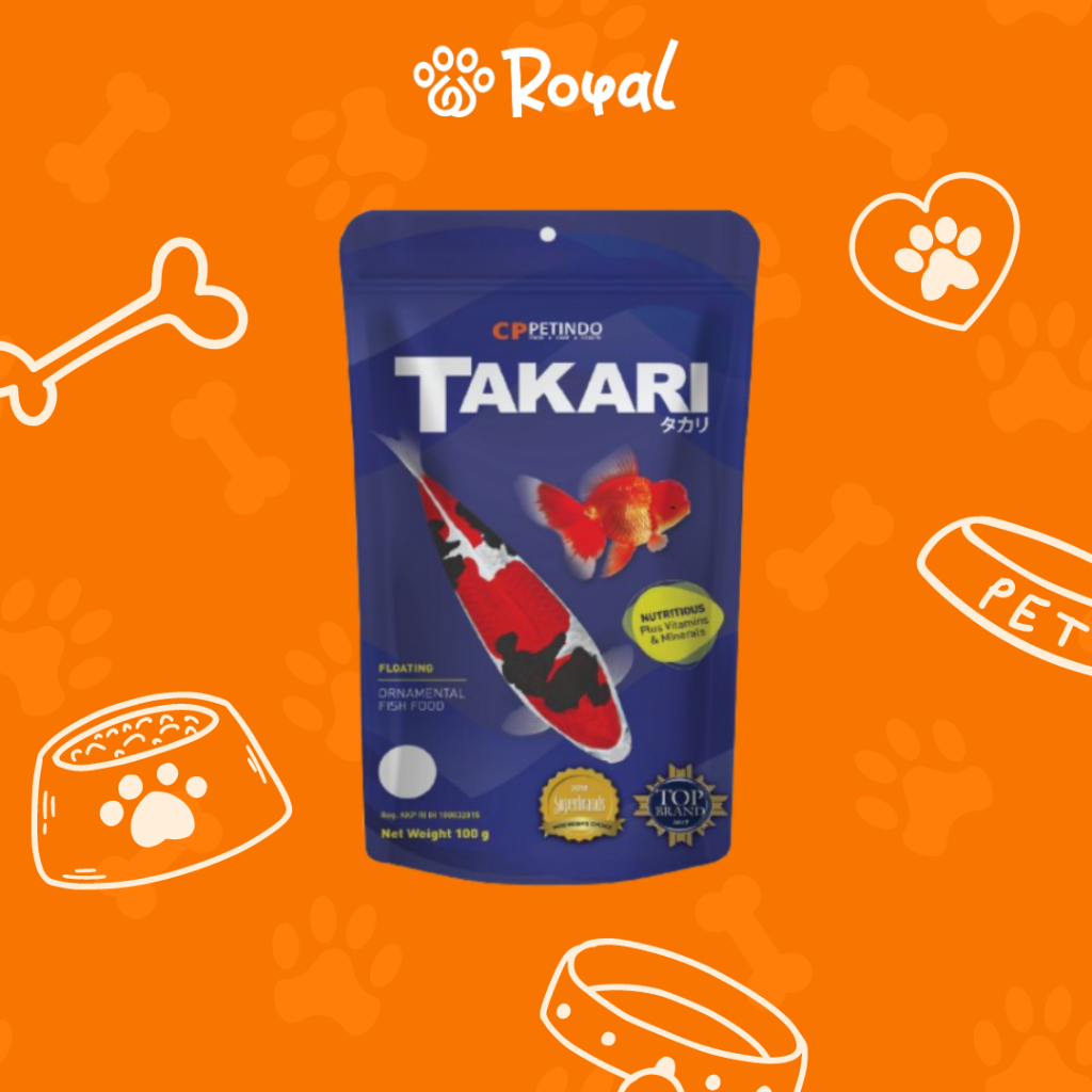 Jual TAKARI PAKAN IKAN TAKARI PELET IKAN TAKARI FISH FOOD 250G 100G ...