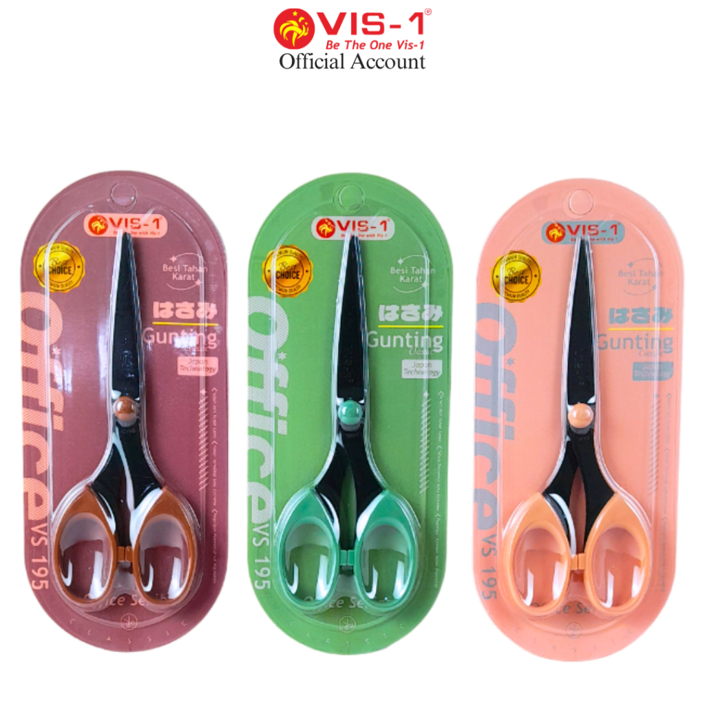 Jual Gunting Kertas VIS-1 Kode VS-195 dengan Mata Pisau Tajam ...