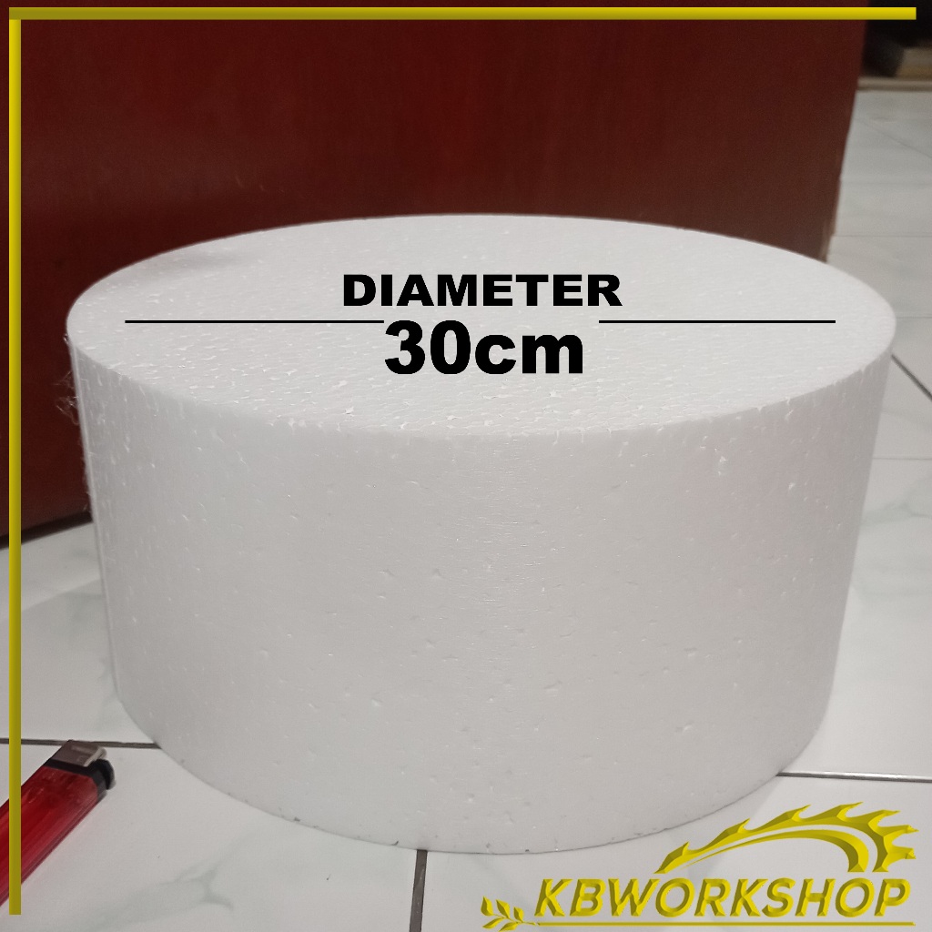 Jual Dummy Cake Styrofoam Gabus Putih untuk Tower Snack Kue atau Art ...