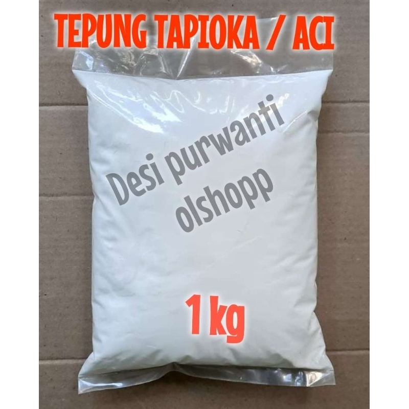 Jual TEPUNG TAPIOKA / ACI / KANJI 1 Kg | Shopee Indonesia