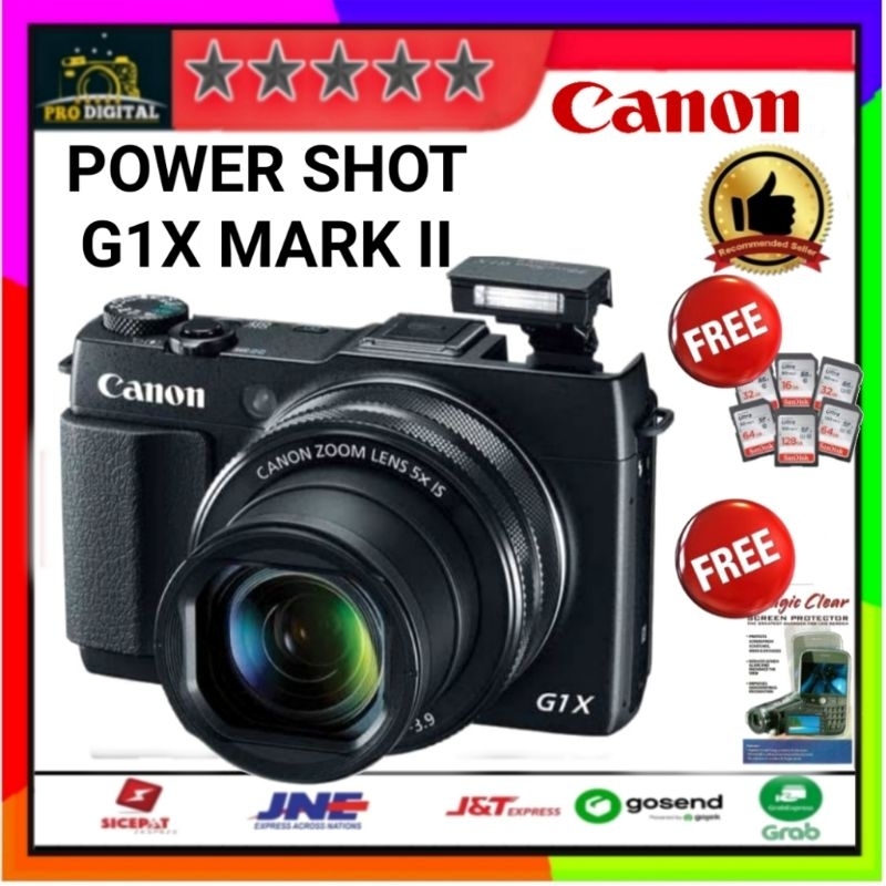 Jual Canon Power Shot G1X Mark ii - Kamera Canon G1x Mark II Garansi resmi 1 Tahun | Shopee ...