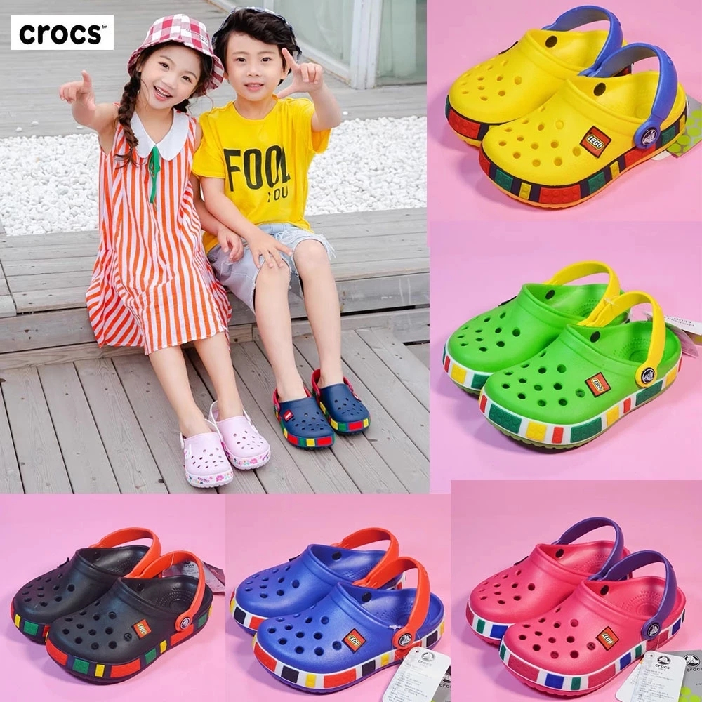 Jual Crocs Anak Lego Kids Dan Junior Crocs Sendal Karet Empuk Anti Air ...
