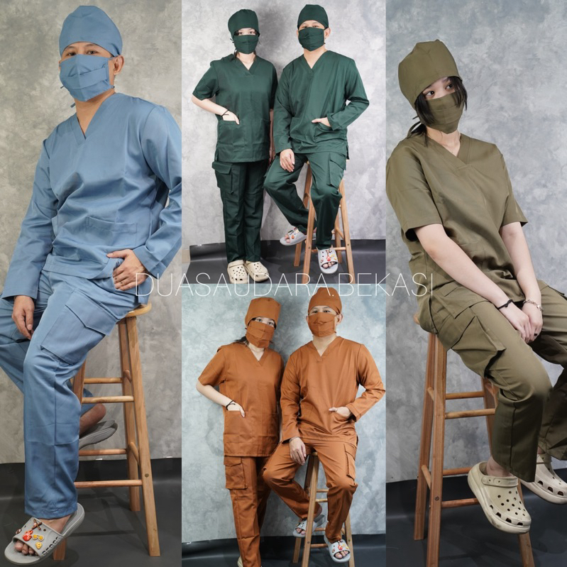 Jual BAJU OKA MODEL CARGO / BAJU JAGA CARGO PREMIUM / OKA CARGO / SCRUB ...