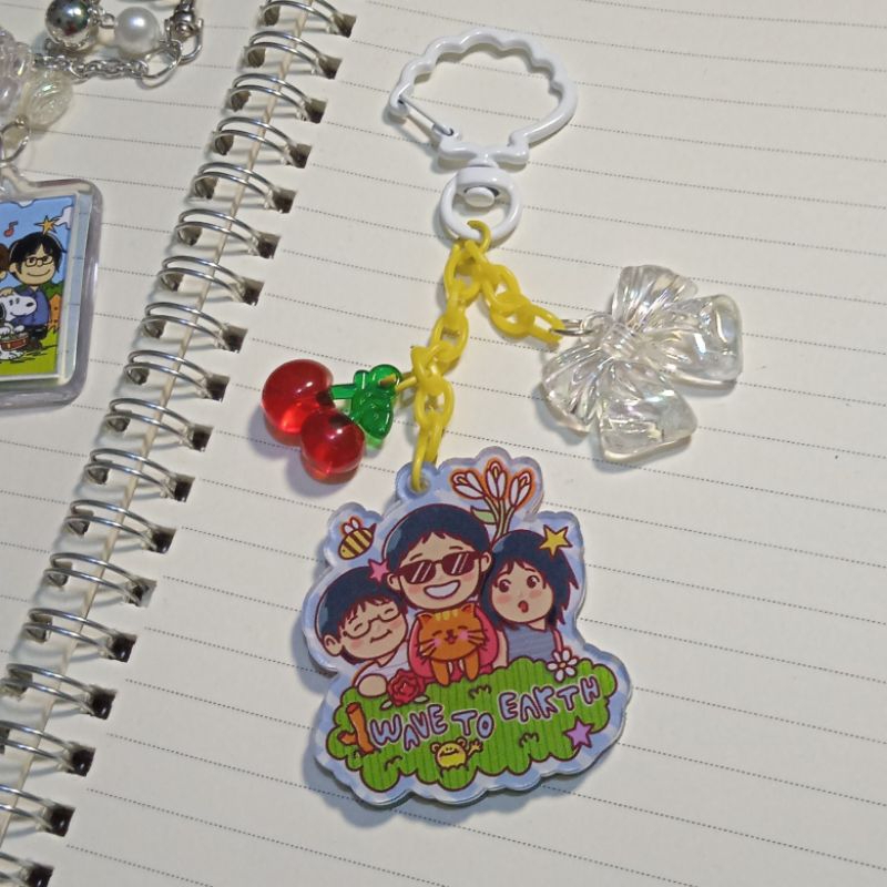 Jual [READY] NEW DESIGN KEYCHAIN WAVE TO EARTH FANMADE MERCH BY ...