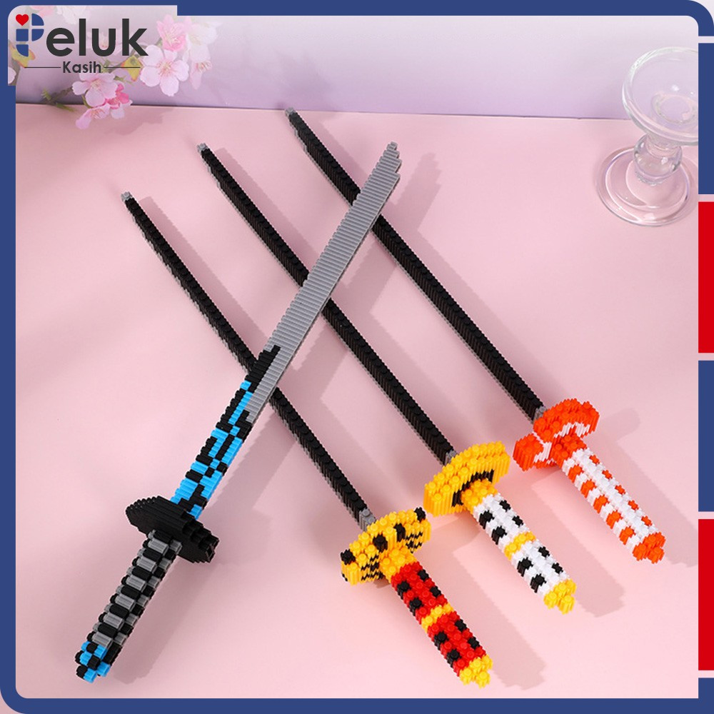 Jual Mainan Edukasi Nano Bricks Toys Pedang Ninja / Mini DIY Bricks ...