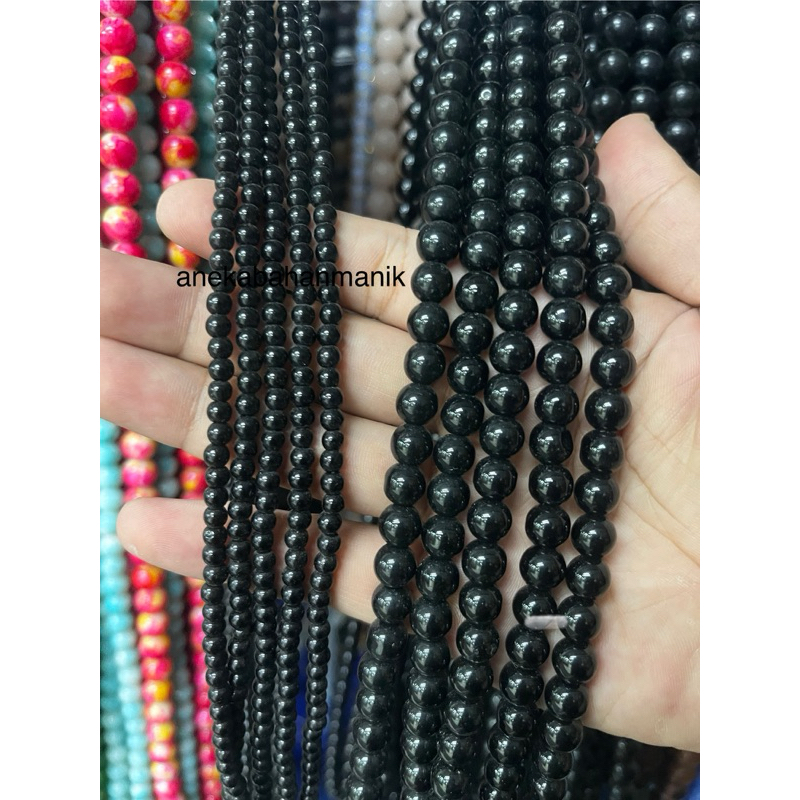 Jual Bahan Craft Manik Batu Limbad Black Onyx | Shopee Indonesia