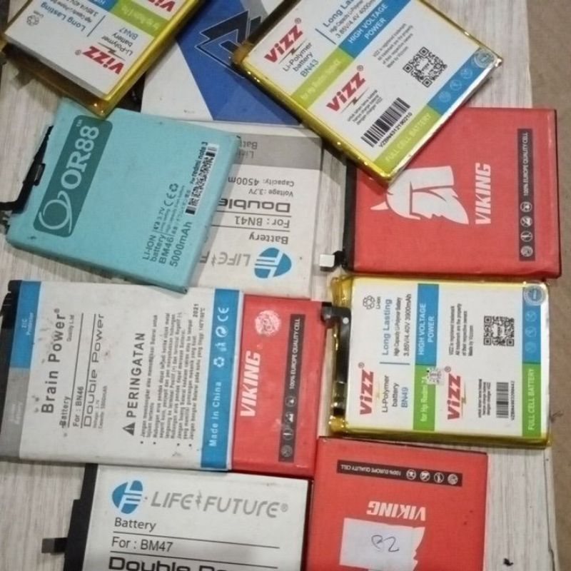 Jual BATRE BATERAI DOBEL POWER RANDOM XIAOMI CAMPUR | Shopee Indonesia