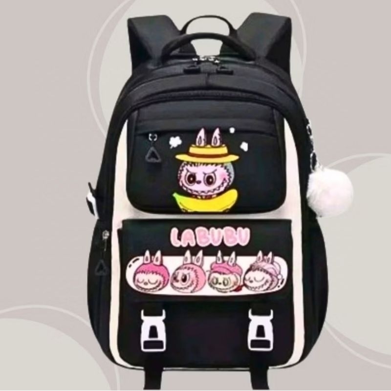 Jual TAS ANAK LABUBU SD-SMP SIZE BESAR MUAT BANYAK TAS SEKOLAH LABUBU VIRAL | Shopee Indonesia
