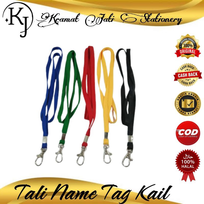 Jual Tali Name Tag Kail Isi 10 Pcs (1 Ikat) | Shopee Indonesia