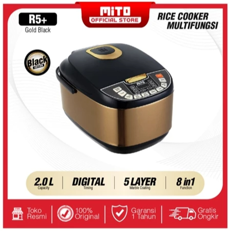 Jual Mito R5 Plus Digital Rice Cooker Mito R5+ 8 in 1 Kapasitas 2 Liter ...