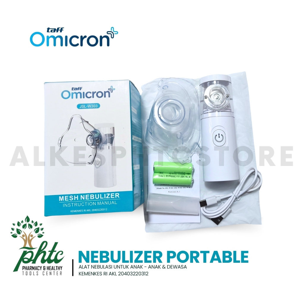 Jual Taff Omicron Nebulizer Portable Alat Nebuliser untuk Anak - anak ...