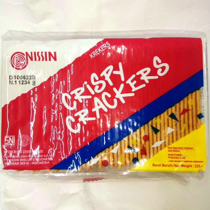 Jual Nissin Crispy Crackers 225gr pak / Nissin Crispy Crackers | Shopee ...