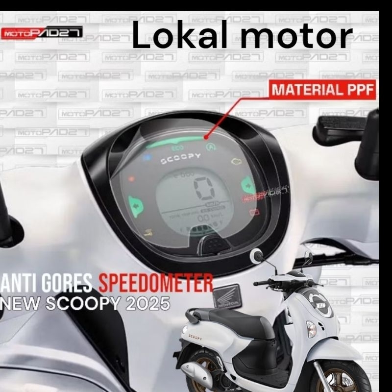 Jual garnish stiker anti gores speedometer spidometer honda scoopy 2025 ...