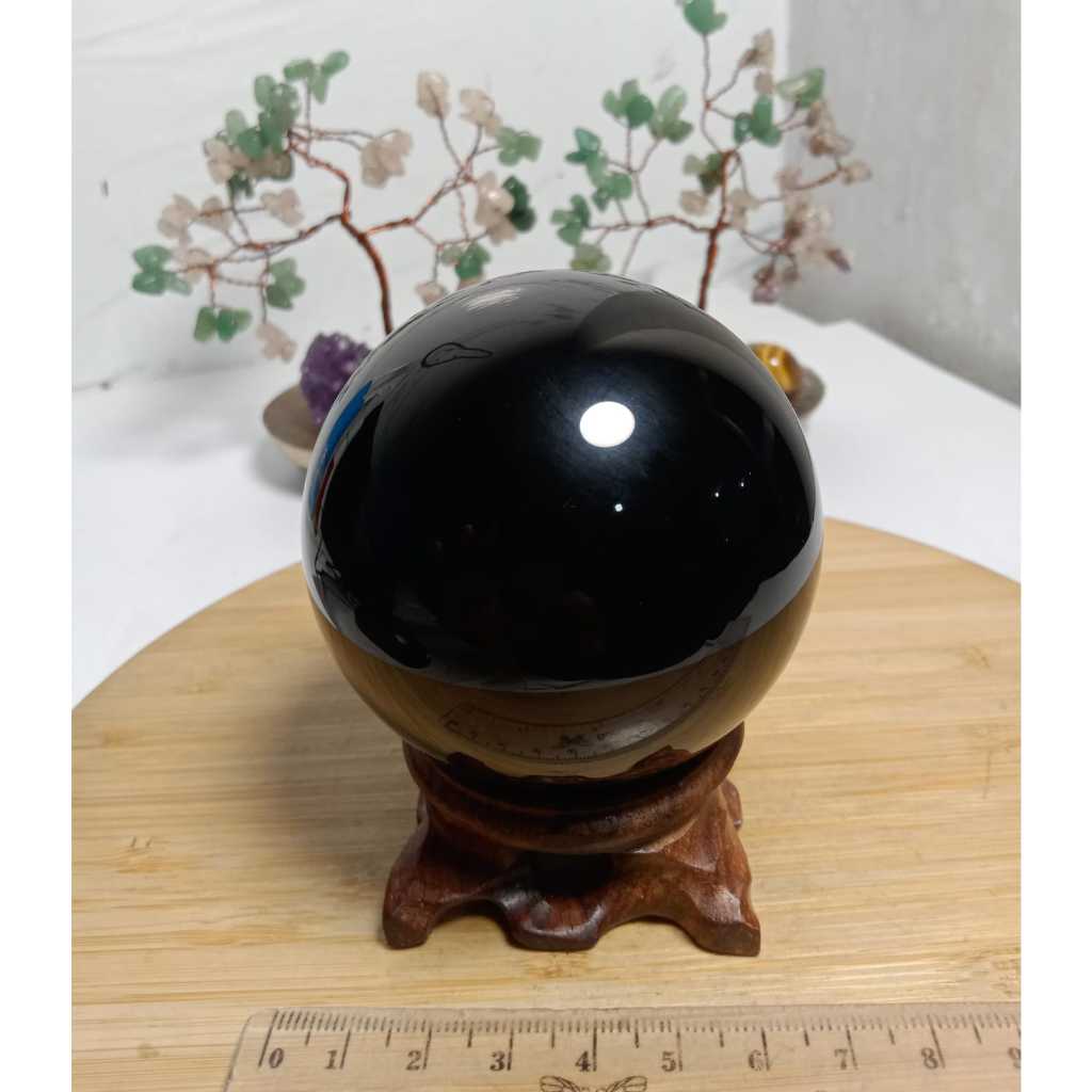 Jual Batu Natural Black Obsidian Sphere 6,7 cm (13) | Shopee Indonesia