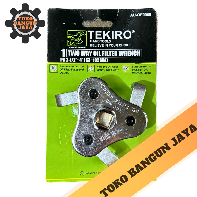 Jual TEKIRO KUNCI PEMBUKA OLI FILTER 2 ARAH / TEKIRO TWO WAY OIL FILTER ...