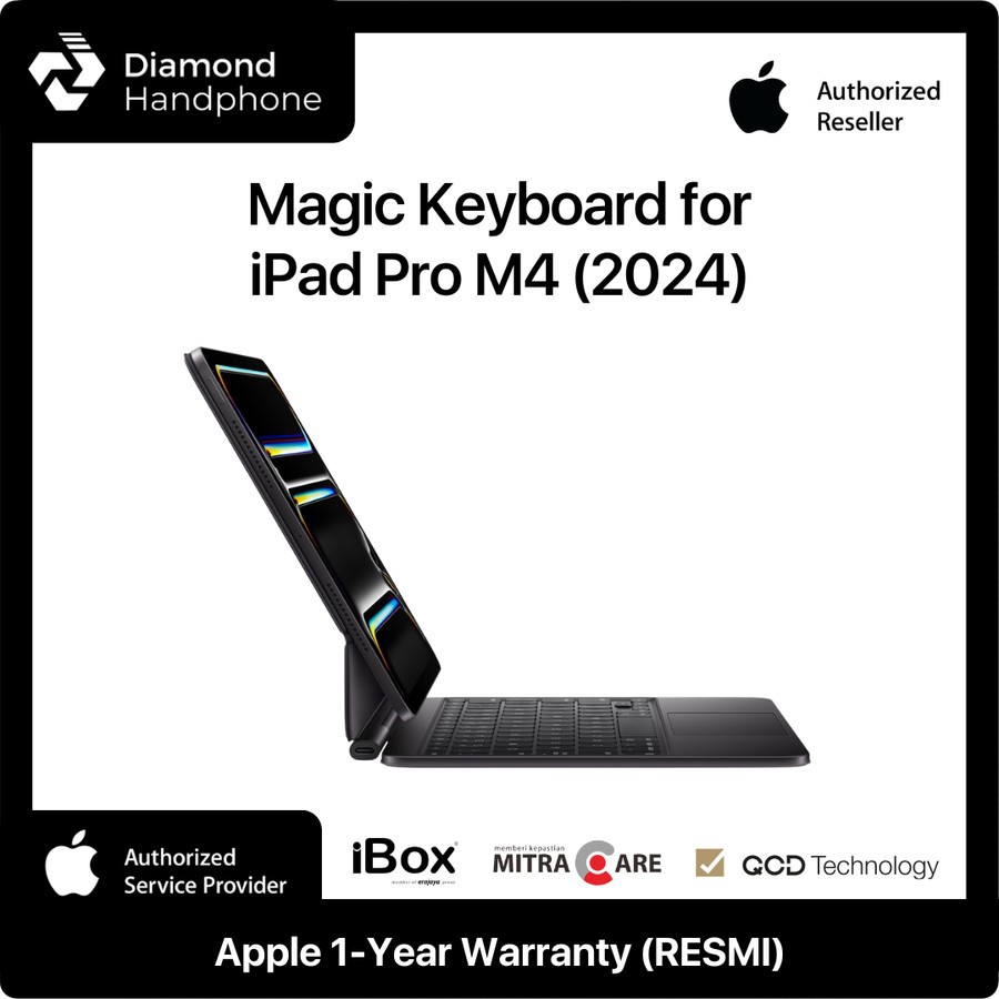 Jual Apple Magic Keyboard iPad Pro M4 2024 11" 13" 11 inch 13 inch ...