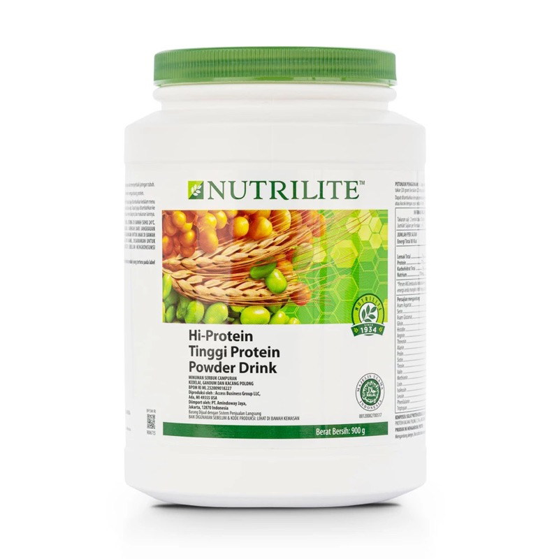 Jual Nutrilite Protein Powder family size All Plant 900gr | Shopee ...