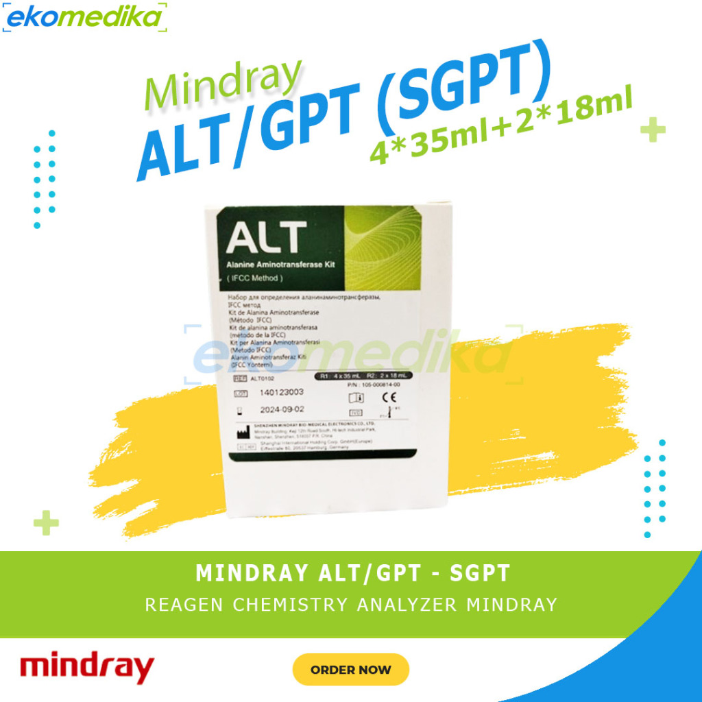 Jual Reagen Mindray ALT/GPT - SGPT 4*35ml+2*18ml | Shopee Indonesia
