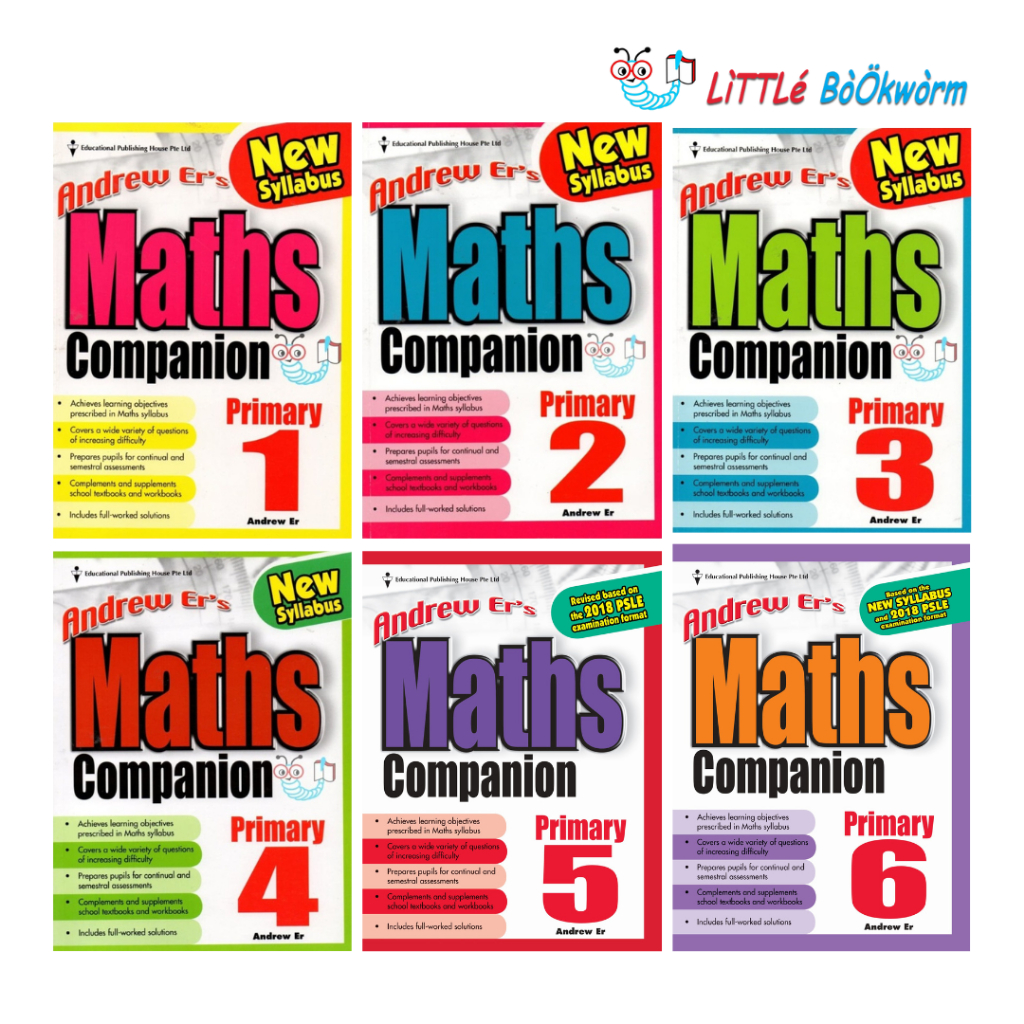 Jual Andrew Er’s Maths Companion Primary 1 - 6 | Buku latihan soal ...