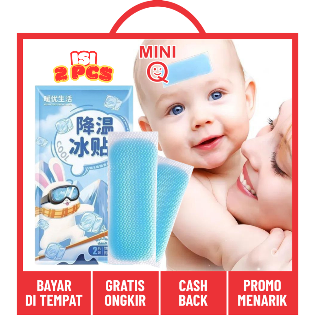 Jual Gel Kompres Demam Penurun Panas Anak - Plester Gel Kompres Demam ...