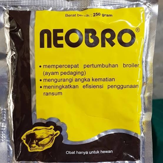 Jual NEOBRO 250 gram multi vitamin penambah berat badan unggas | Shopee ...