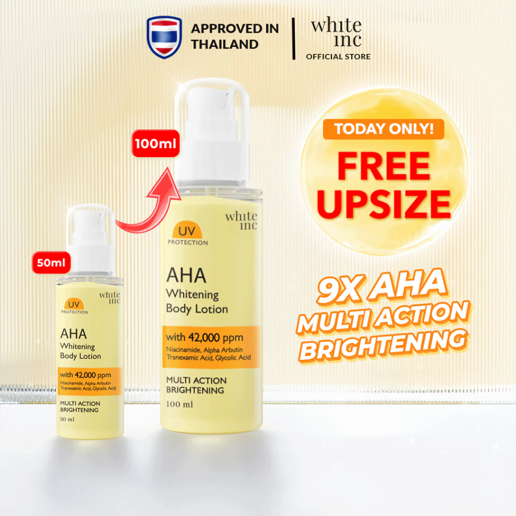 Jual WHITEINC AHA Body Lotion to Whitening & Moisturising 100ml ...