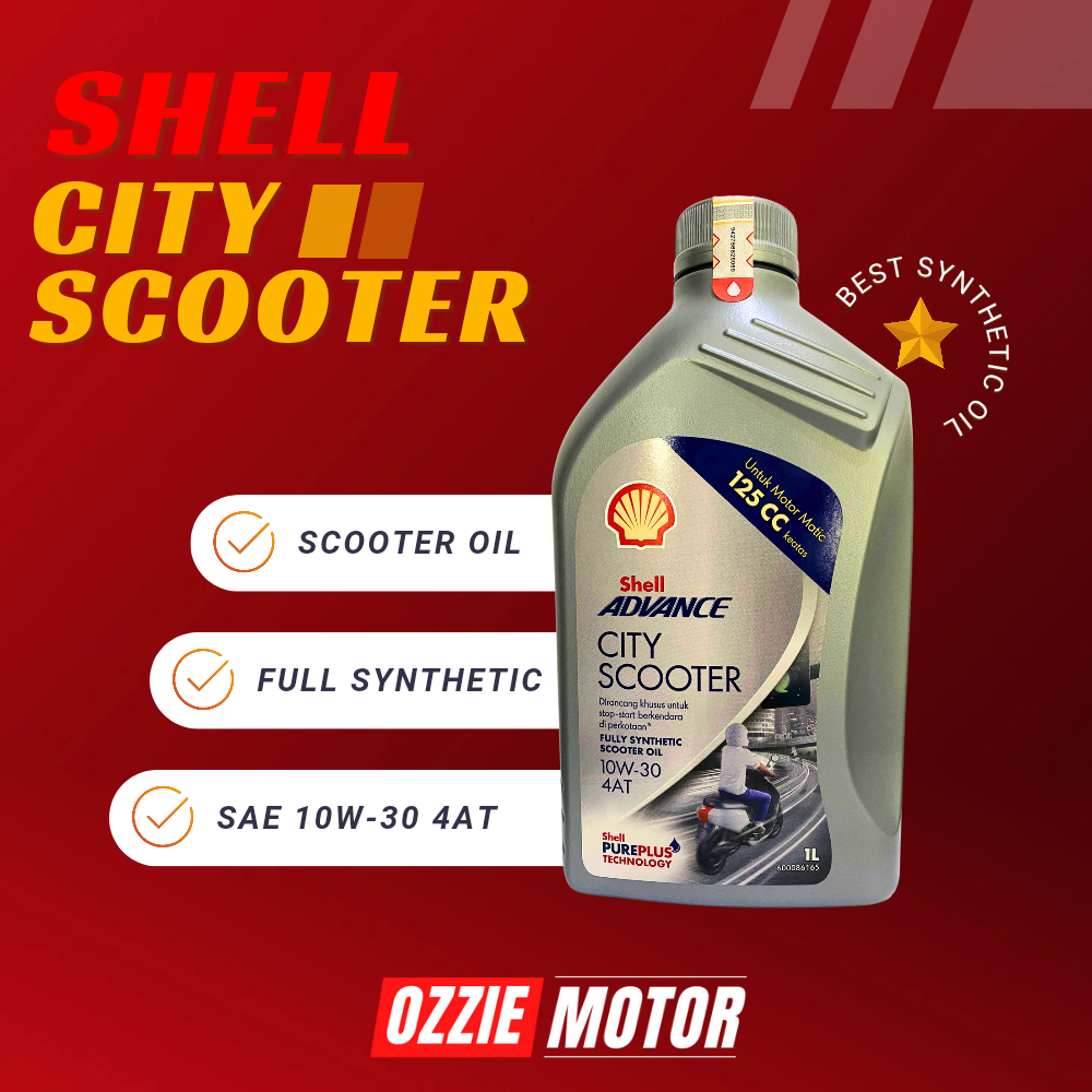 Jual Oli Shell Advance City Scooter 10W-40 10W/40 10W-30 10W/30 Full ...