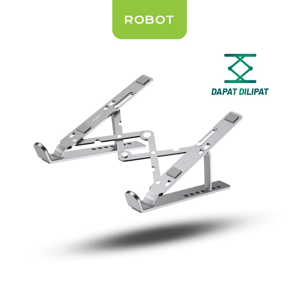 Jual ROBOT RT-LS04 Holder Cooling Duo Fan Aluminium Alloy Liftable ...