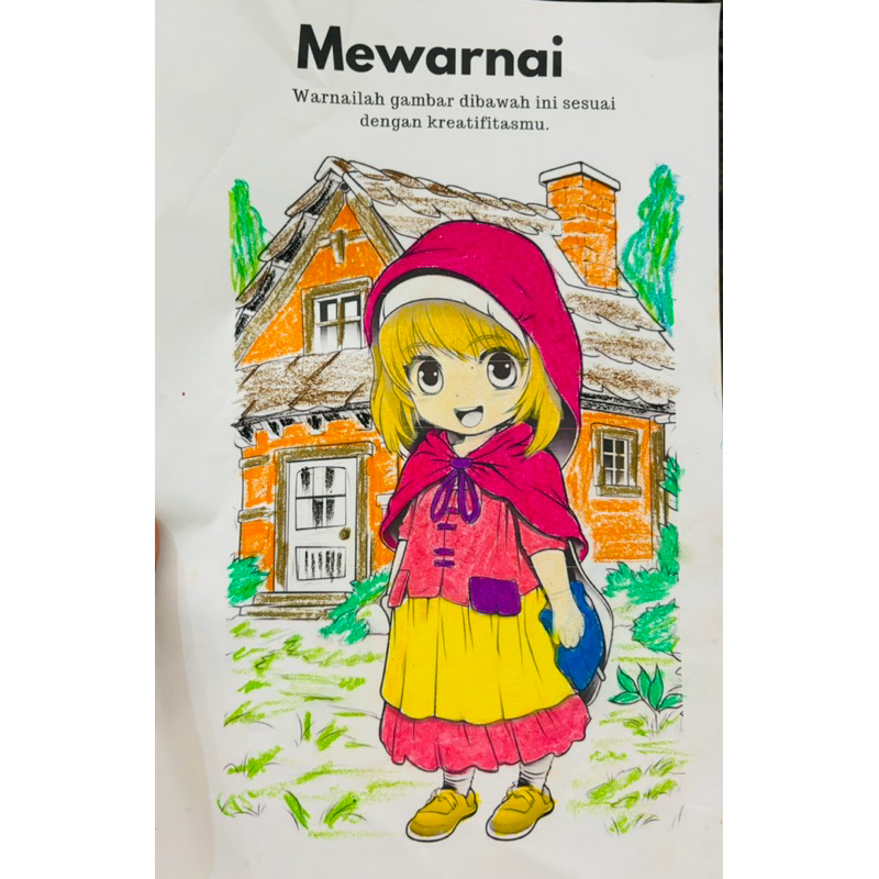 Jual kertas mewarnai motif random 5 lembar 5000 | Shopee Indonesia