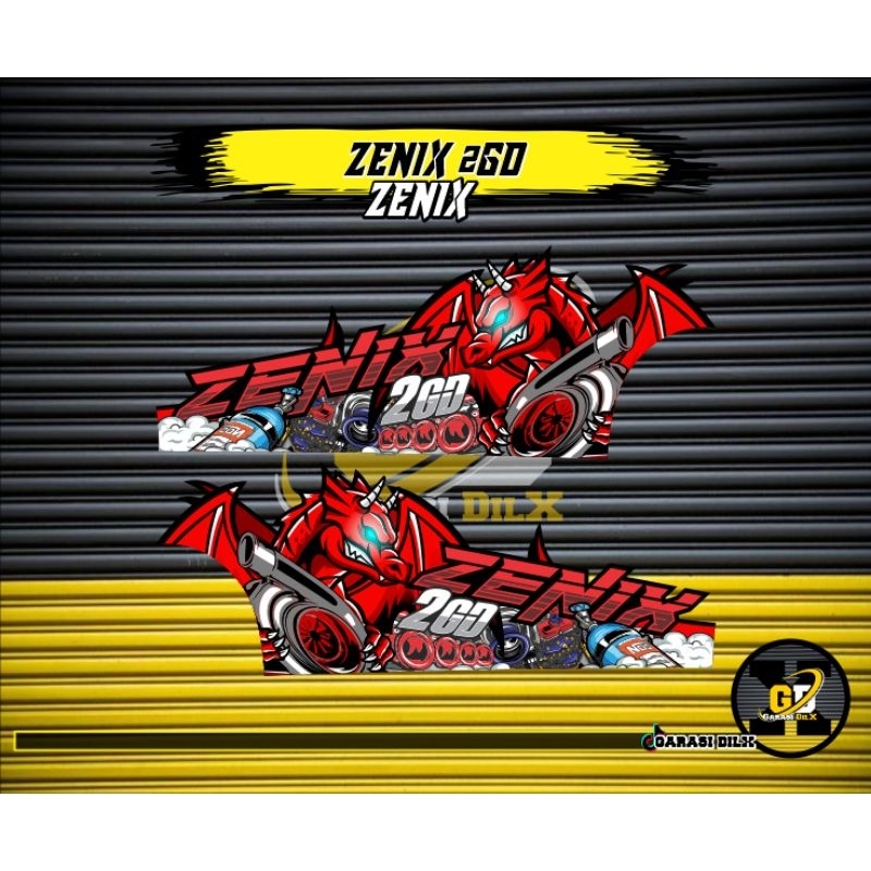Jual Stiker RC zenix samping | Shopee Indonesia