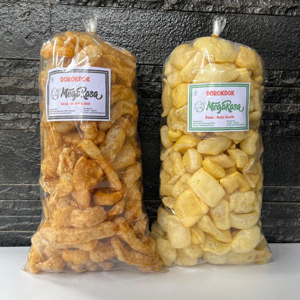Jual 2 Ball Dorokdok Kerupuk Kulit Sapi -+ 250 Gram Rasa ( Asin Gurih ...