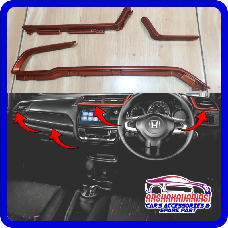 Jual List Panel Dashboard Dash Board Kisi AC Honda Brio Mobilio BRV BR ...