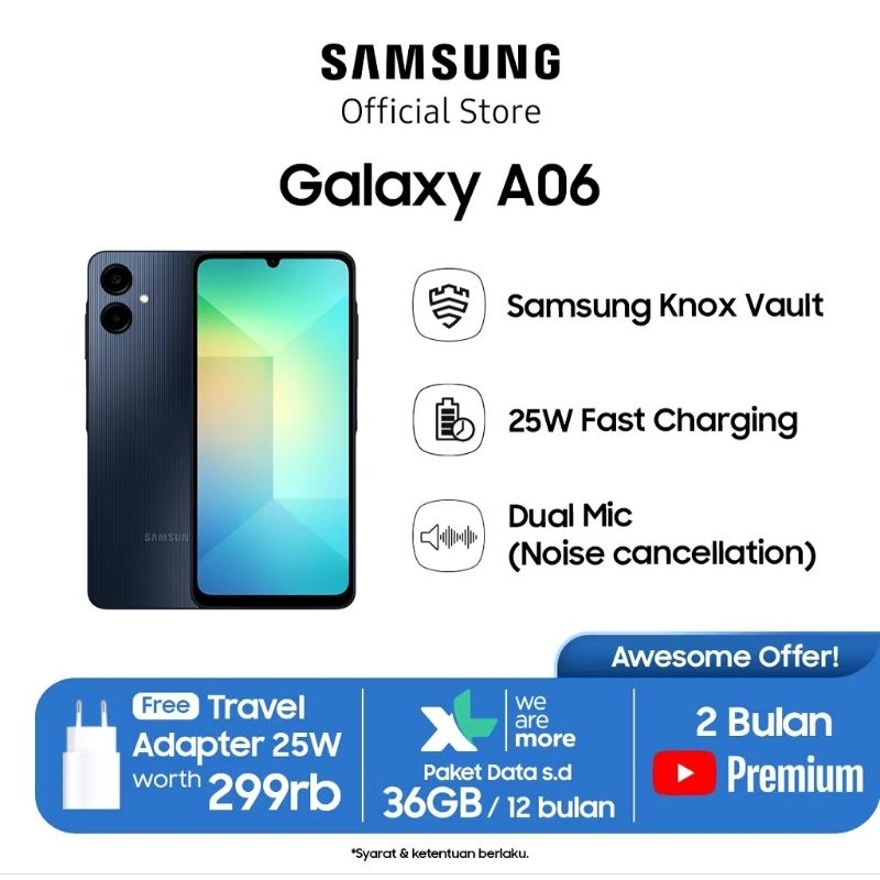 Jual SAMSUNG A06 5G | 4G RAM 4/64 | 4/128 GB GARANSI RESMI NASIONAL | A05 | Shopee Indonesia
