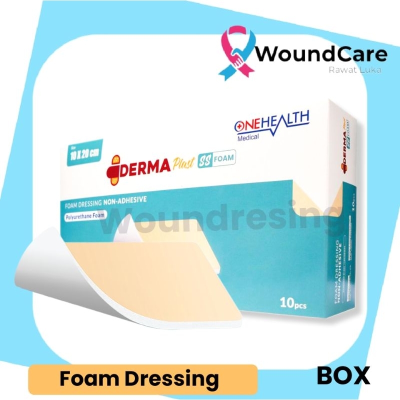 Jual Dermaplast SS Foam Dressing Non Adhesive 10 x 20 Cm / Box | Shopee ...