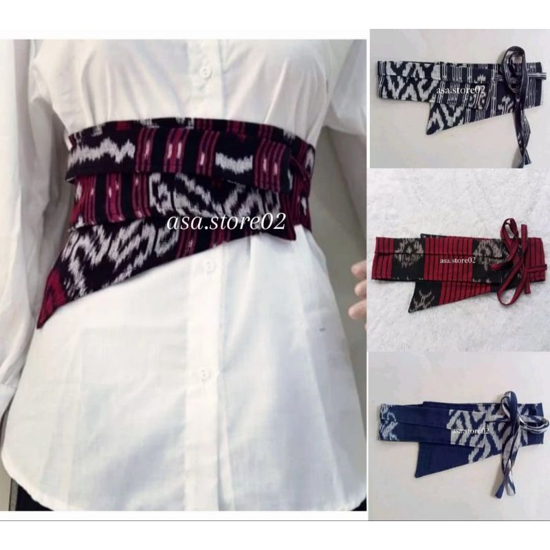 Jual Obi Belt Tenun Troso/Ikat Pinggang Etnik | Shopee Indonesia
