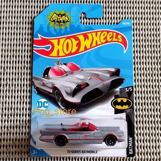 Jual Hot Wheels 2019 - TV Series Batmobile - Silver | Shopee Indonesia
