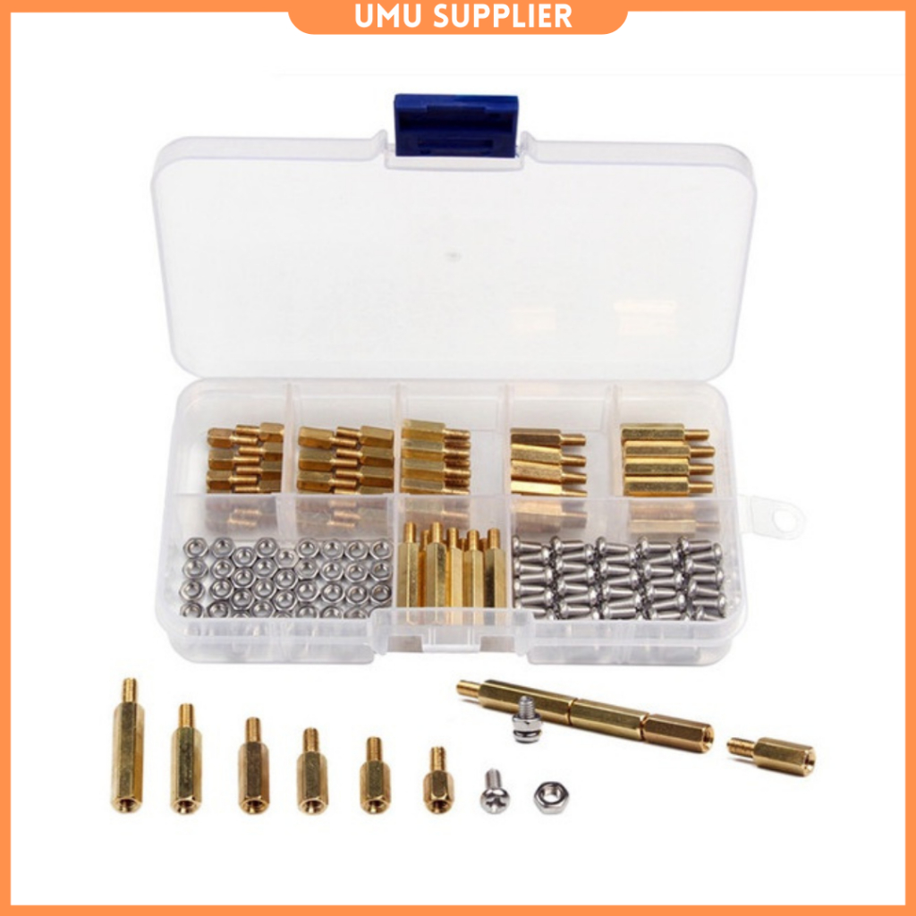 Jual (UMU SUPPLIER) SANJI STAND OFF SPACER KIT M3 180PCS MOTHERBOARD ...