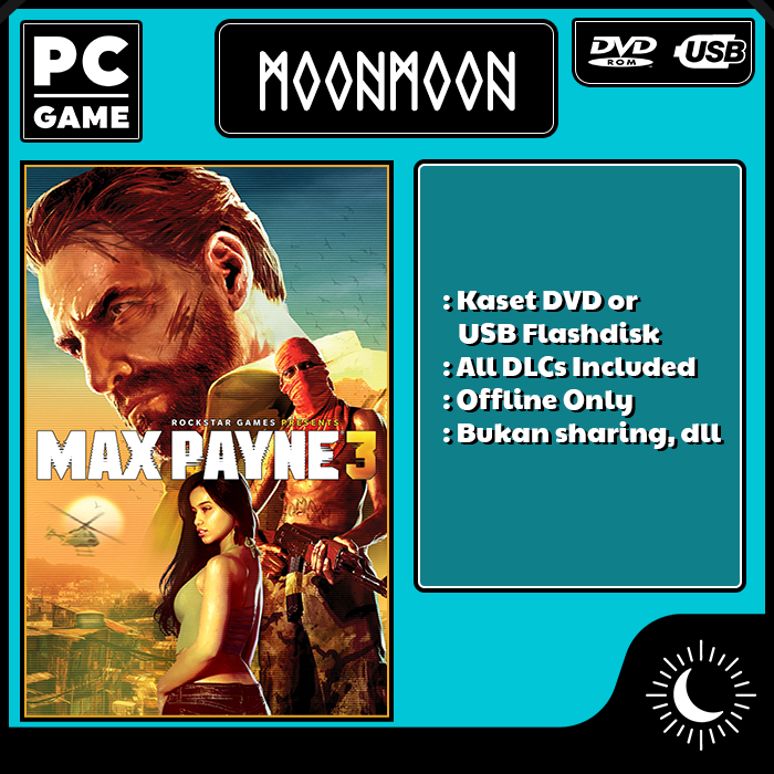 Jual Max Payne 3 Complete Edition (2012) Full DLCs Game PC Laptop ...