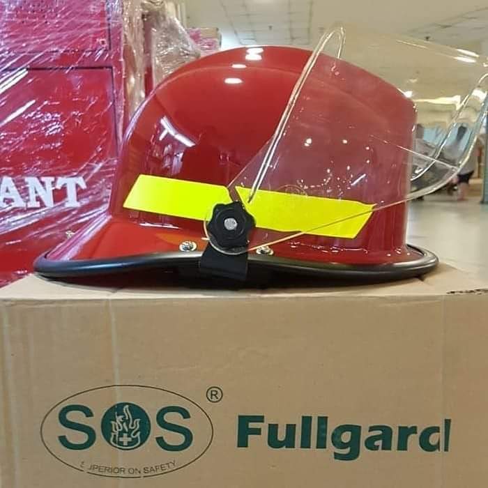 Jual Helm pemadam kebakaran SOS fullgard / Helm damkar berkualitas ...