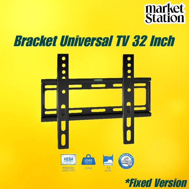 Jual Bracket TV Universal 32 Inch Fixed | Shopee Indonesia