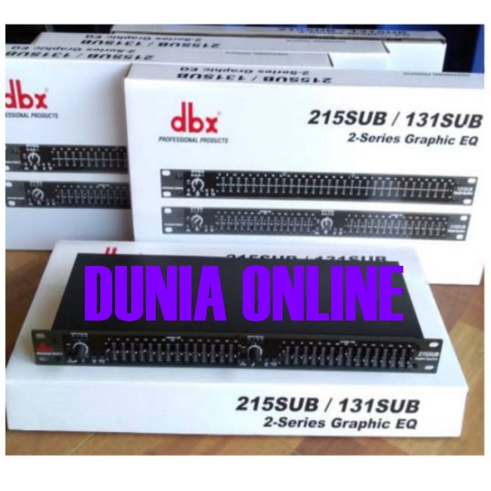 Jual DBX EQUALIZER DBX 215 + SUB DBX 215SUB DBX215SUB / dbx 215 sub / dbx215sub GRADE A | Shopee ...