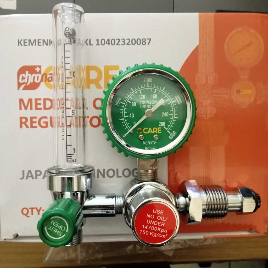 Jual CHRONACARE CHRONA CARE Regulator Oxygen / Regulator Oksigen Crona ...