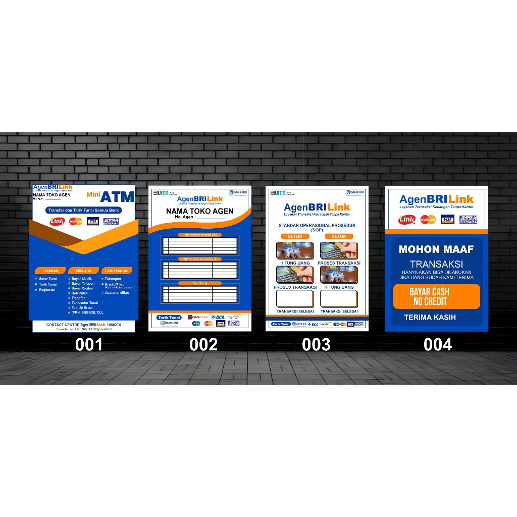 Jual Stiker Agen BRILink, Sticker Vinyl | Shopee Indonesia