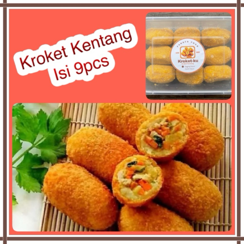 Jual Kroket Kentang Frozen 9 pcs ( Isi Ayam / Sapi ) | Shopee Indonesia